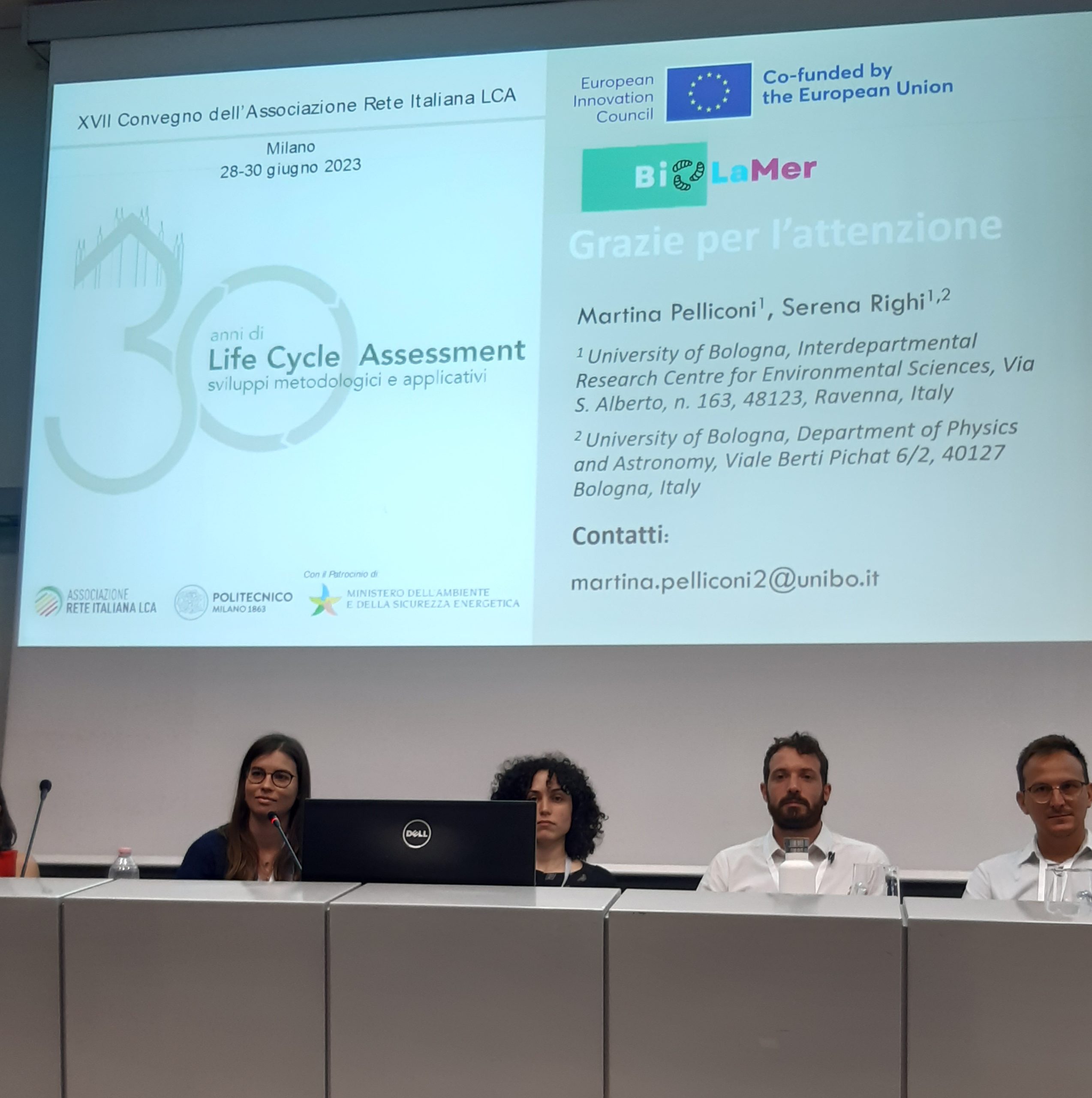 BioLaMer Showed up in Italian LCA Conference, 2023