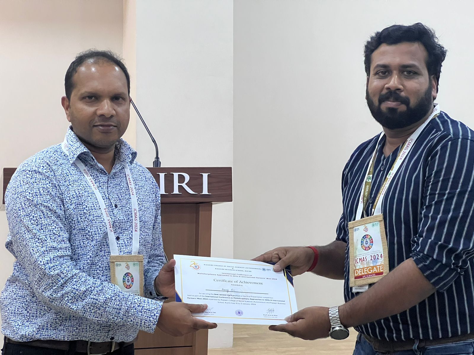 Invited Talk at an International Conference