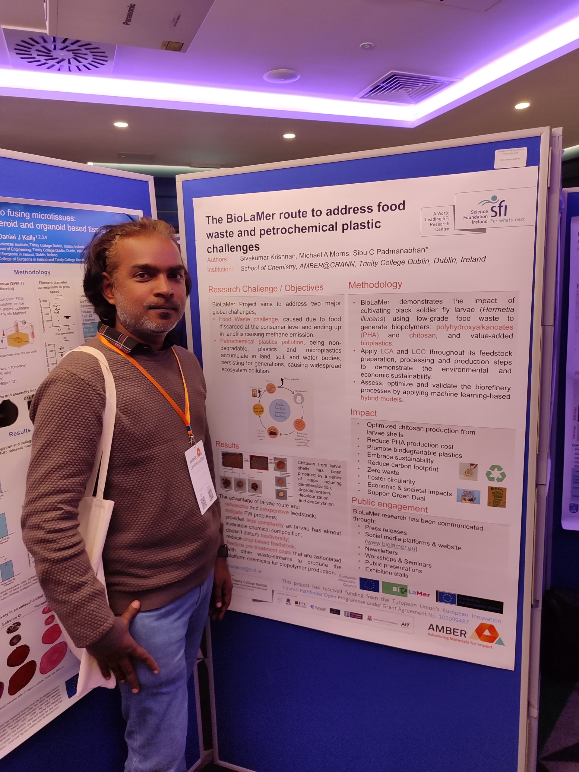 BioLaMer Poster Presentation at the AMBER conference